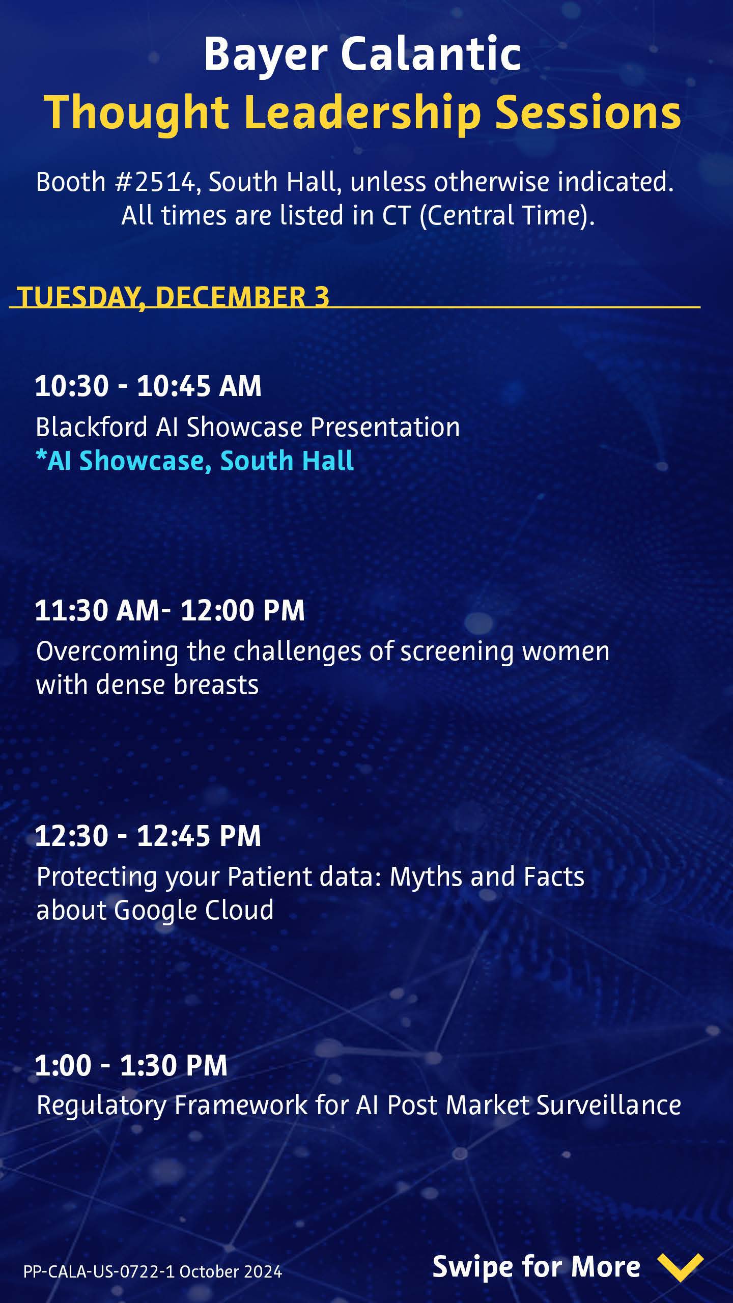 RSNA 2024 - US | Calantic Website